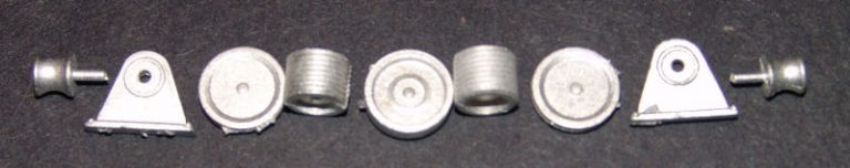 P91 Winch Assembly – metal – HO scale – L. 1-3/8″ Base H&W 9/16″ – 1 ...