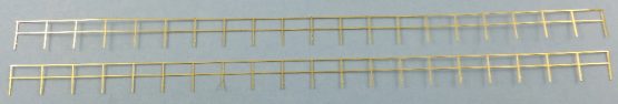 PEB-9 Railing - brass - HO or N scale - L 160 scale ft. H 42” .012 ...