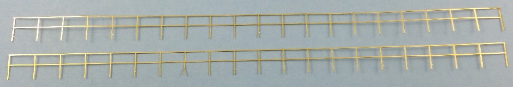 PEB-9 Railing - brass - HO or N scale - L 160 scale ft. H 42” .012 ...
