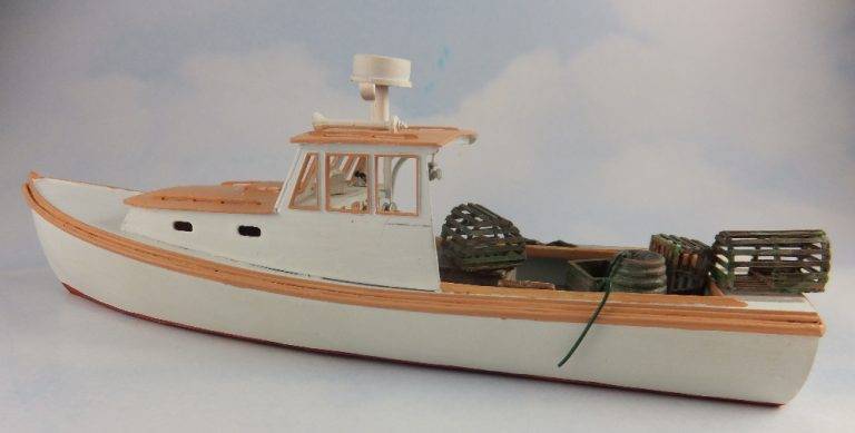 Sea Port kit: H134W O Scale 32′ Lobster Boat – Craftsman Kit-Laser Cut ...