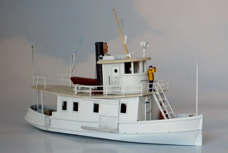 Sea Port kit: H136W HO 53′ Coastal Steam Passenger Ferry – Laser Cut ...