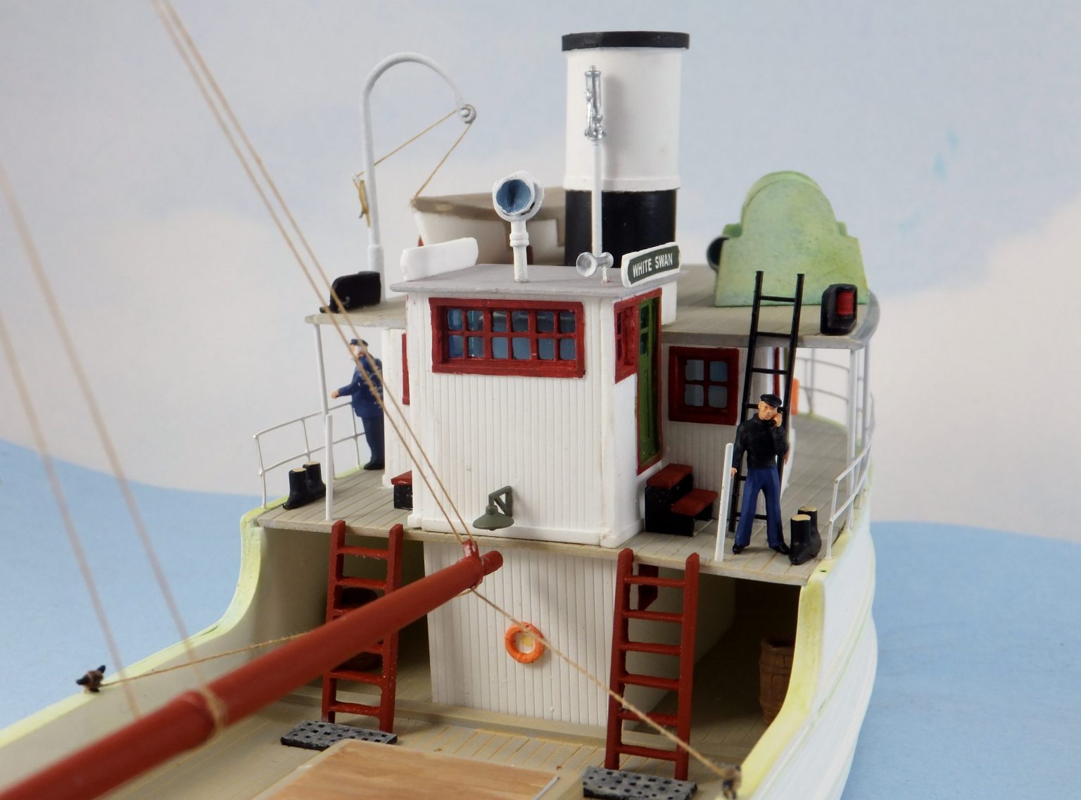 81′ White Swan Motor Vessel – HO Scale – Sylvan kit HO-1125 – Sea Port ...