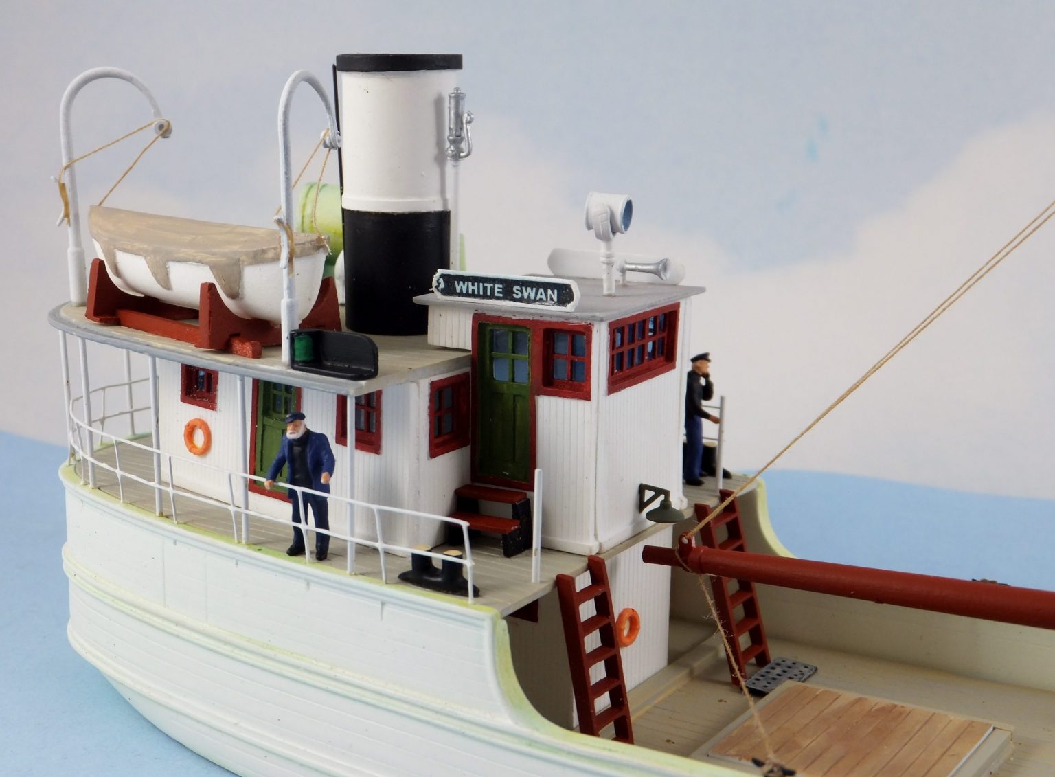 81′ White Swan Motor Vessel – HO Scale – Sylvan kit HO-1125 – Sea Port ...