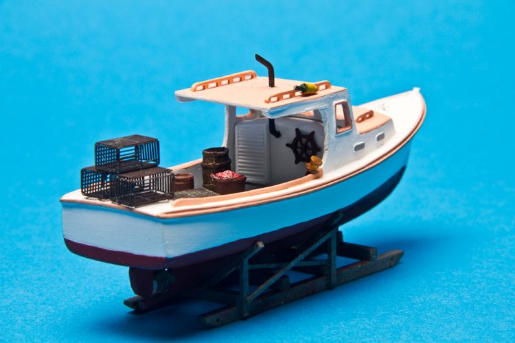 H132-1 HO 34′ Working Lobster Boat – Full Hull – L: 4-5/8″ – Sea Port ...