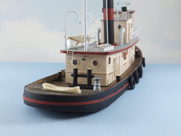 78′ Steam Tug Exeter – HO Scale – New design – laser kit H116W – Sea ...