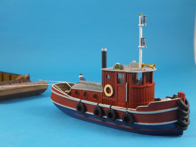 31′ Mighty Little Tug & Barge – HO Scale – Kit H151M44 – Sea Port Model ...