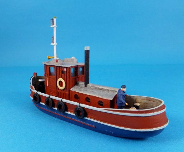31′ Mighty Little Tug & Barge – HO Scale – Kit H151M44 – Sea Port Model ...