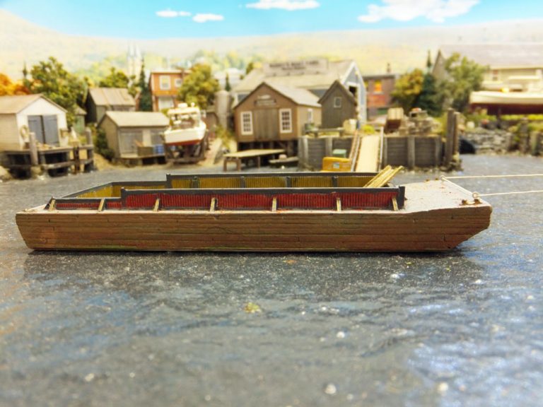 Sea Port: M44 N Scale Square Bow Barge Hull (1 pack) L. 5-7/8″ W. 2-1/4 ...