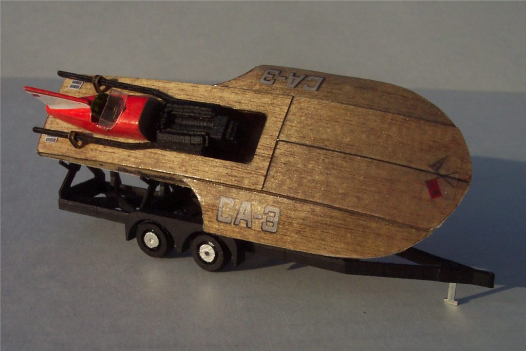 All Wood 1950’s era Unlimited Hydroplane with tilt trailer “Miss ...