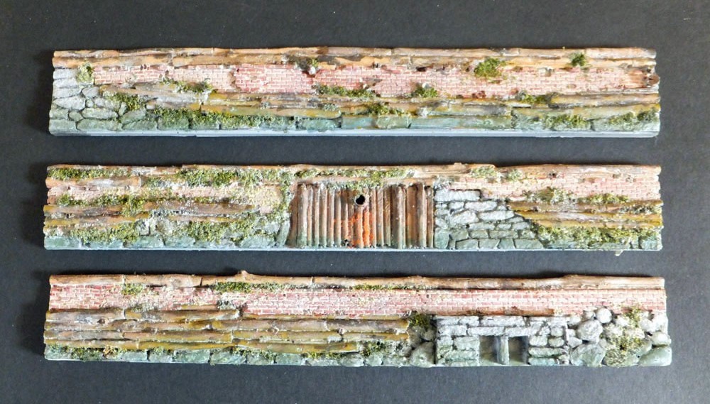 RETAINING WALLS / BREAKWATER WALLS - N Scale - Sea Port Model Works