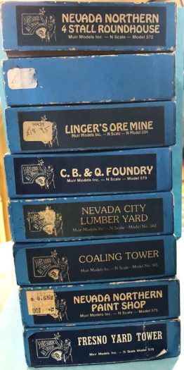 NEW RELEASE! All 8 Vintage N Scale Muir Models structure kits for $125 ...