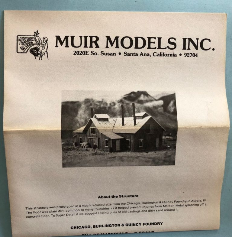 NEW RELEASE! All 8 Vintage N Scale Muir Models structure kits for $125 ...